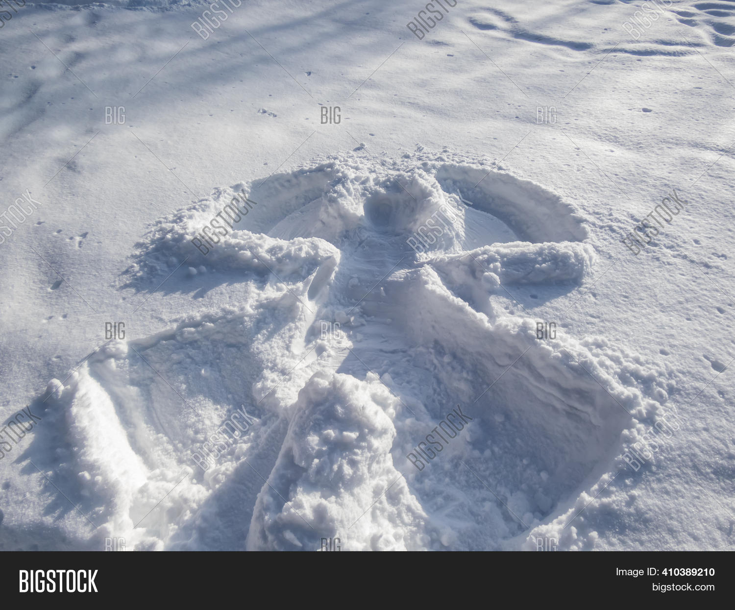 Snow Angel Design Made Image & Photo (Free Trial) | Bigstock