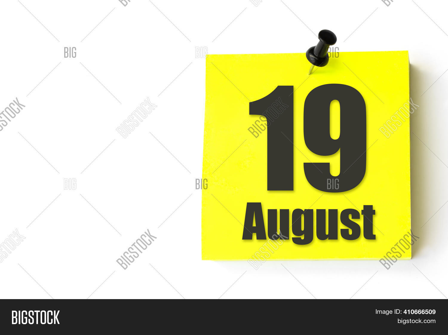 August 19th. Day 19 Image & Photo (Free Trial) | Bigstock