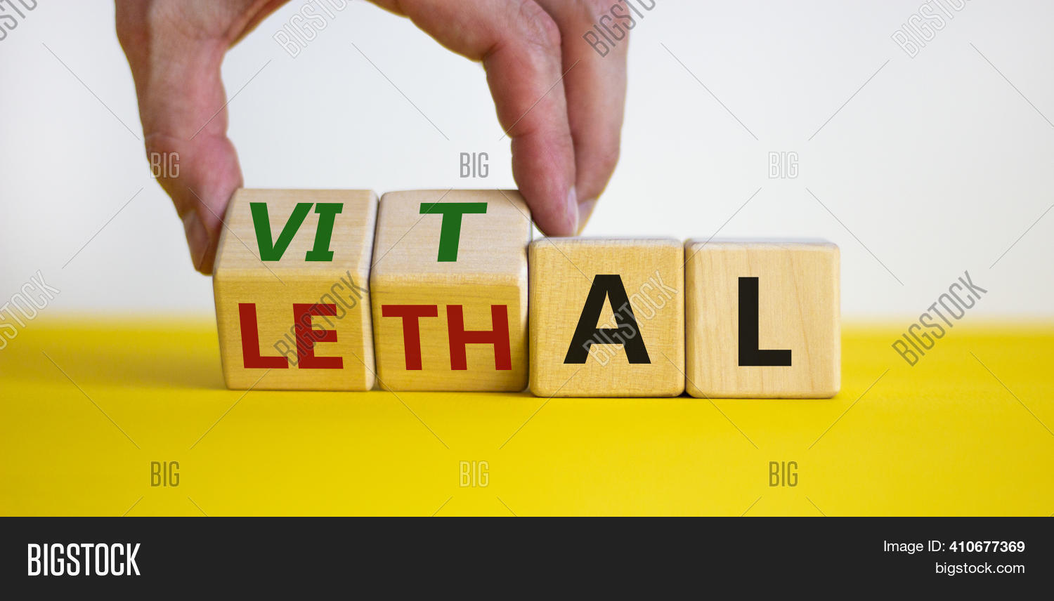 Vital Vs Lethal Symbol Image & Photo (Free Trial) | Bigstock