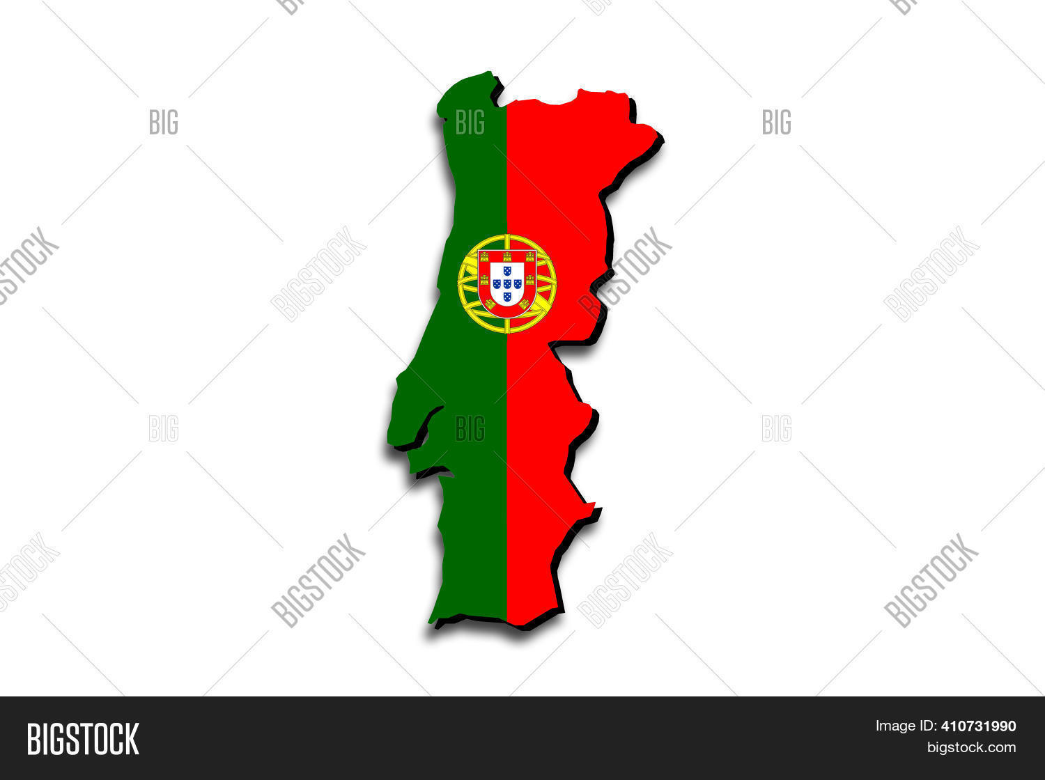 Outline Map Portugal Image & Photo (Free Trial) | Bigstock