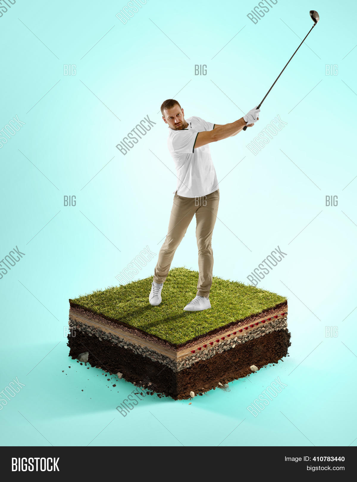 Ready. Golf Sportsman Image & Photo (Free Trial) | Bigstock
