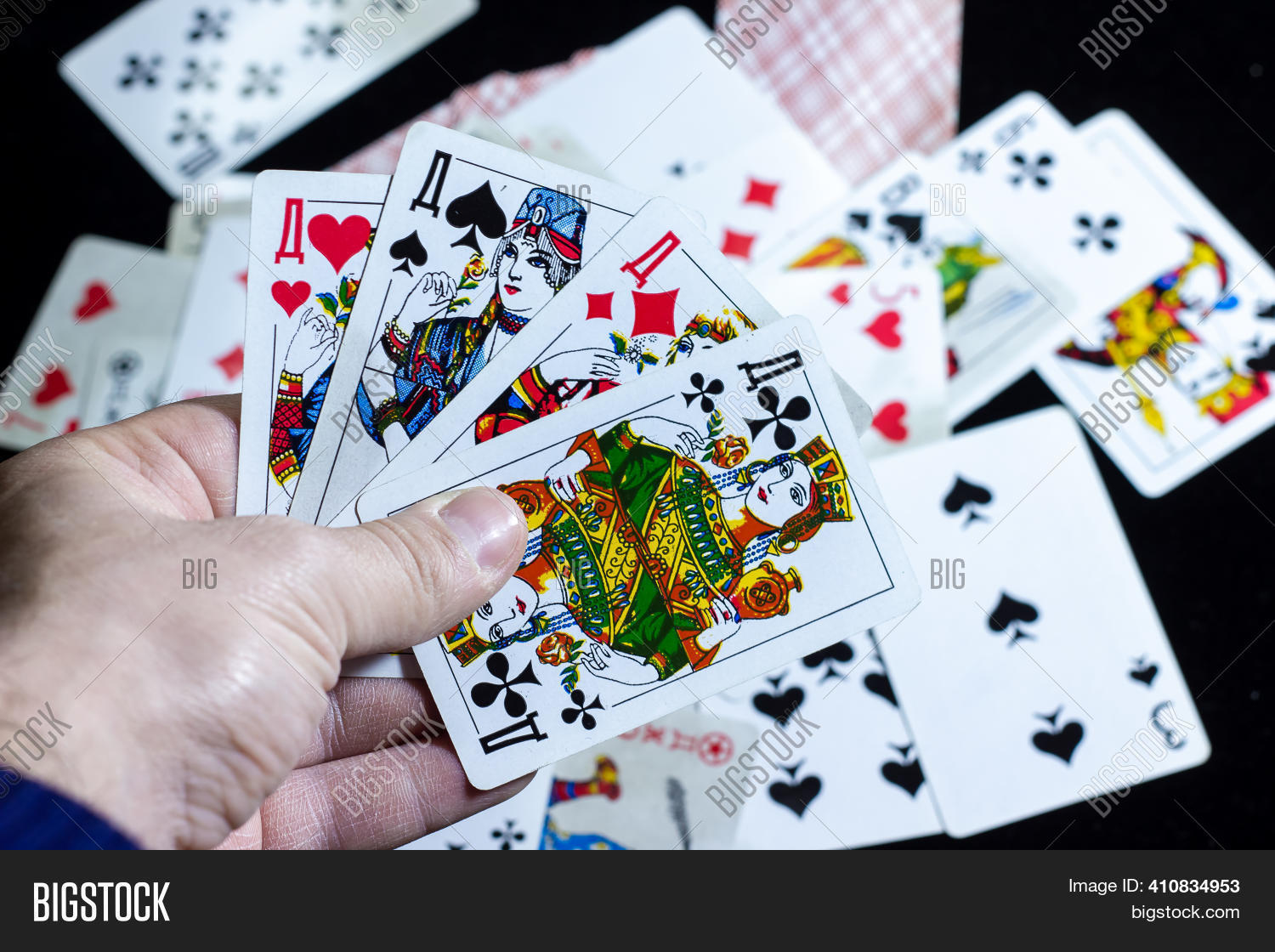 Playing Cards Hand, Image & Photo (Free Trial) | Bigstock