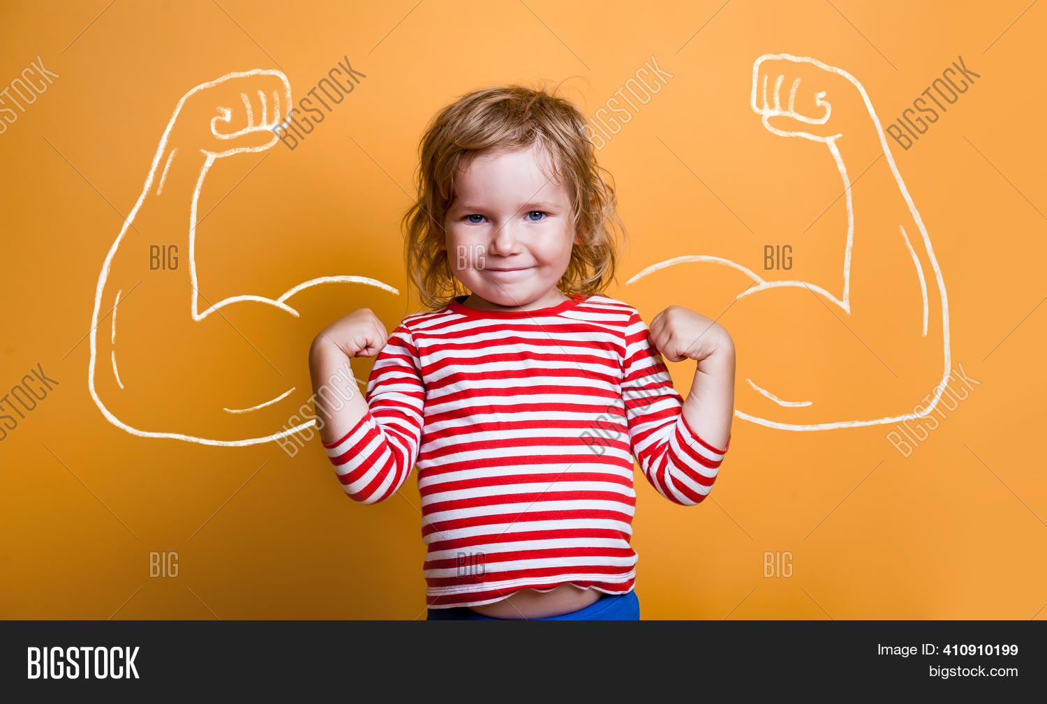 Funny Strong Child Image & Photo (Free Trial) | Bigstock