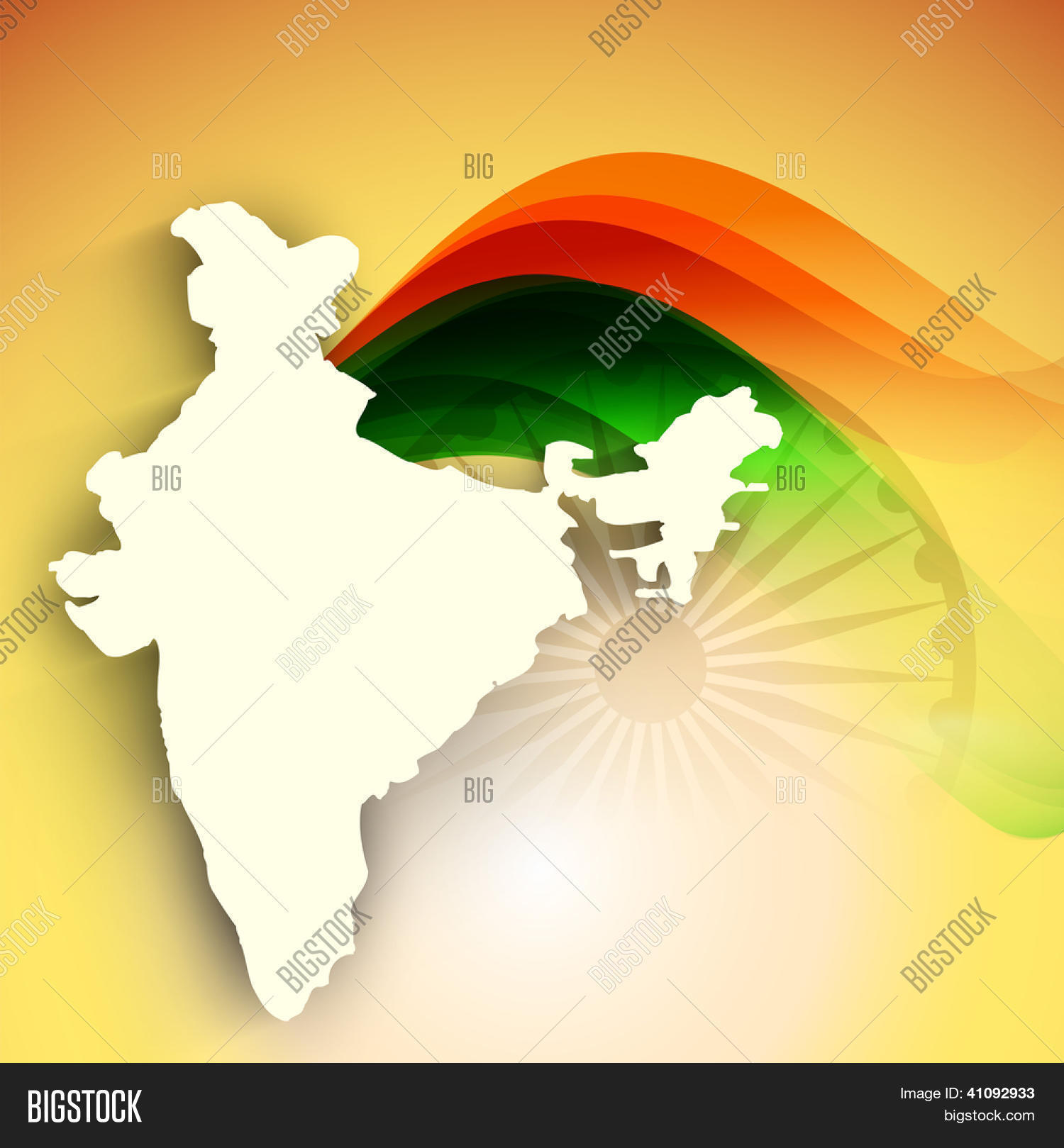 India Map On National Vector & Photo (Free Trial) | Bigstock
