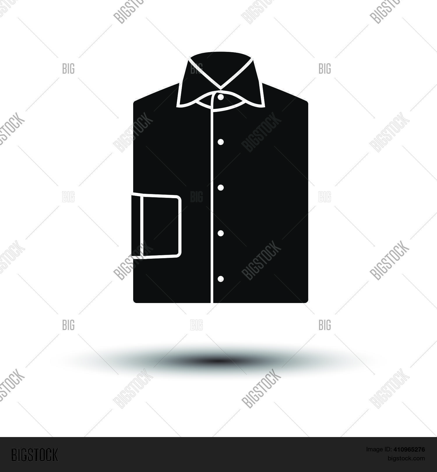 Folded Shirt Icon. Vector & Photo (Free Trial) | Bigstock