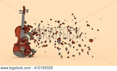 Half Destroyed Violin Image & Photo (Free Trial) | Bigstock