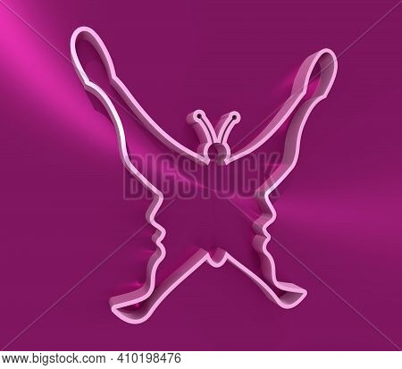 Butterfly Two Face Image & Photo (Free Trial) | Bigstock