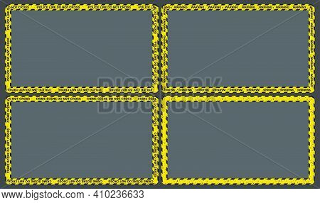 Police Line Border Vector & Photo (Free Trial) | Bigstock