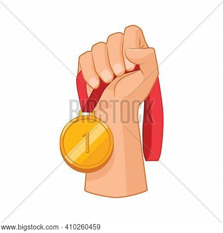Hand Holds Medal. Vector & Photo (Free Trial) | Bigstock