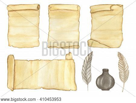 Watercolor Old Paper Image & Photo (Free Trial) | Bigstock