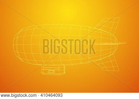 Airship Dirigible Vector & Photo (Free Trial) | Bigstock