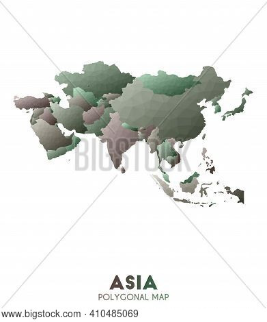 Asia Map. 矢量图和照片（免费试用） | Bigstock