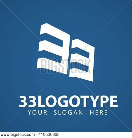 33 3 3 Number Logo Vector & Photo (Free Trial) | Bigstock