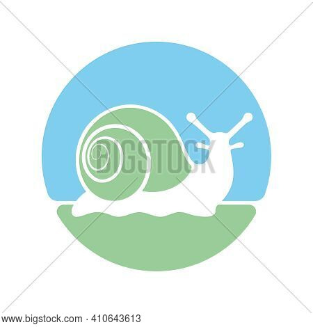Snail Graphic Icon. Vector & Photo (Free Trial) | Bigstock