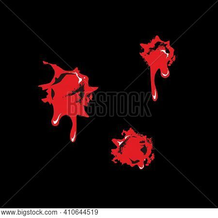 Bullet Holes Blood Vector & Photo (Free Trial) | Bigstock