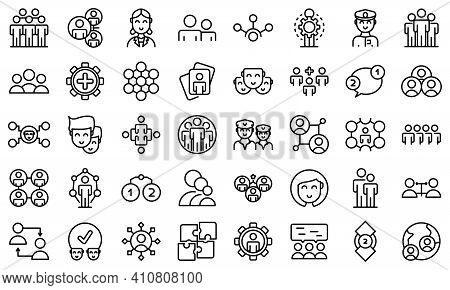 Crew Icons Set. Vector & Photo (Free Trial) | Bigstock