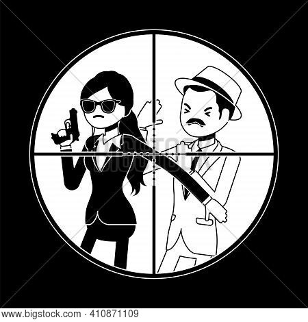 Bodyguard Woman Vector & Photo (Free Trial) | Bigstock