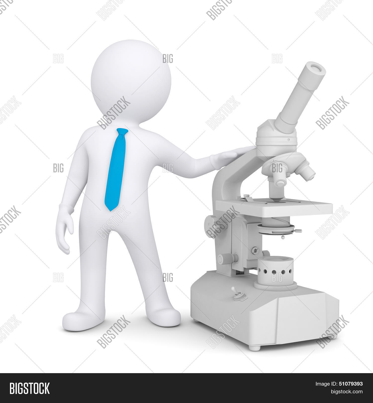 3d Man Microscope Image & Photo (Free Trial) | Bigstock