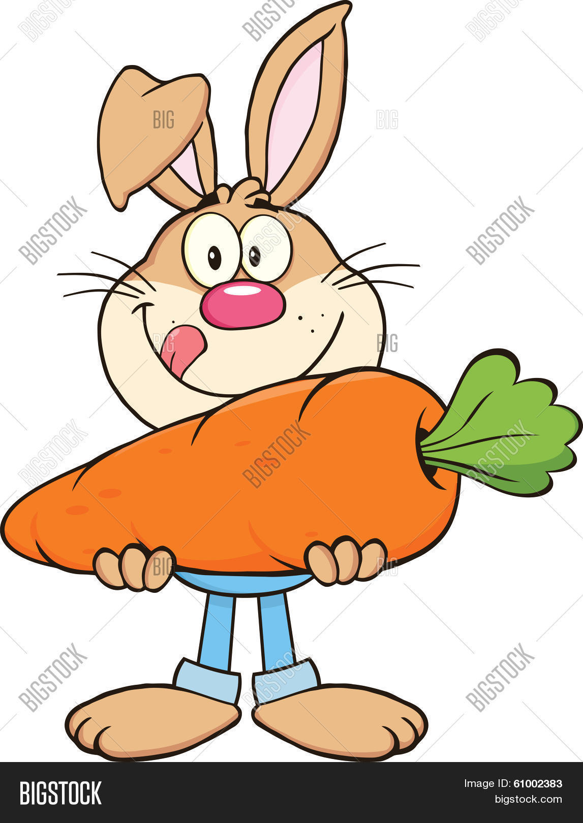 Hungry Rabbit Cartoon Image & Photo (Free Trial) | Bigstock