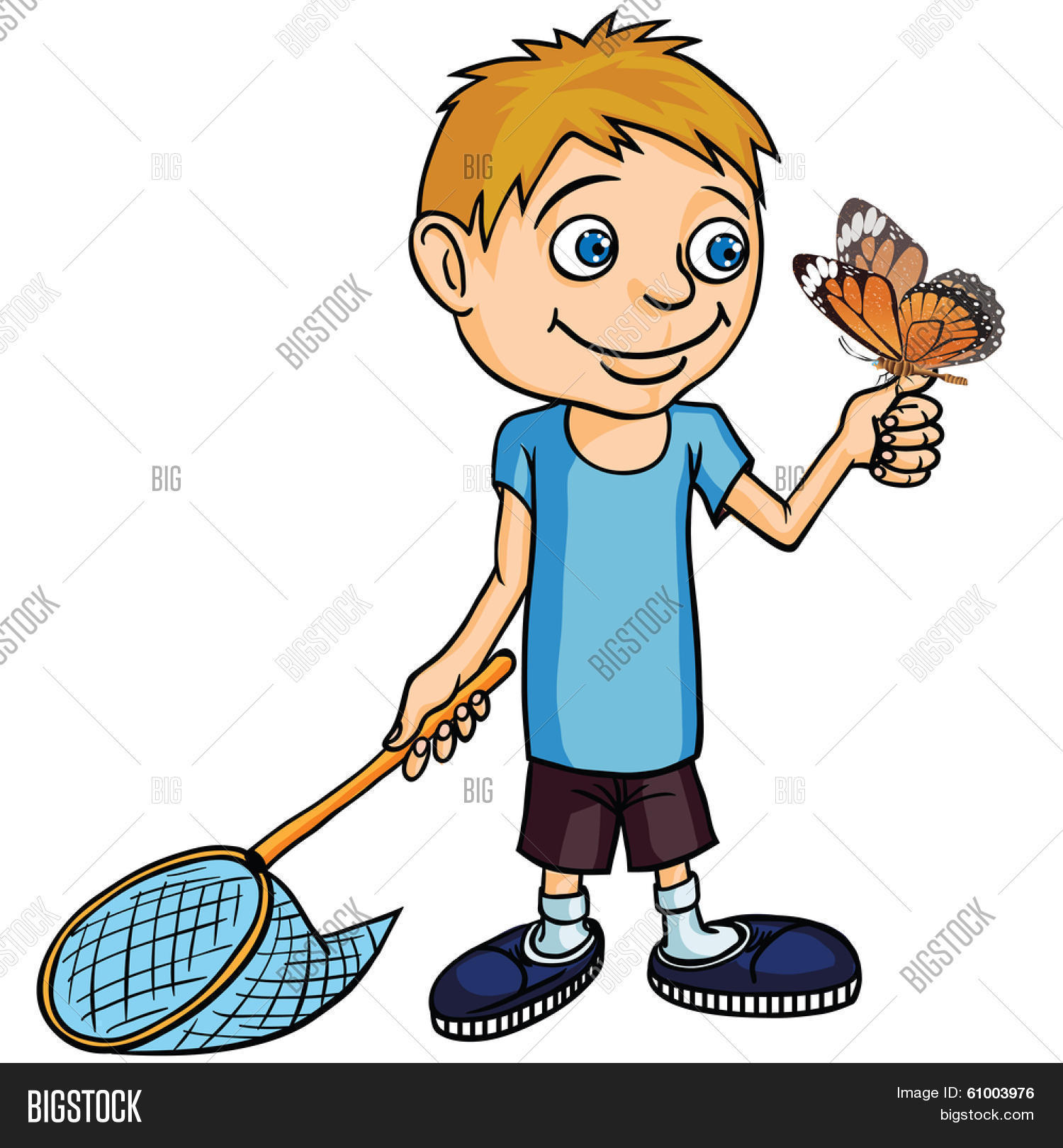 Little Boy Examines Vector & Photo (Free Trial) | Bigstock