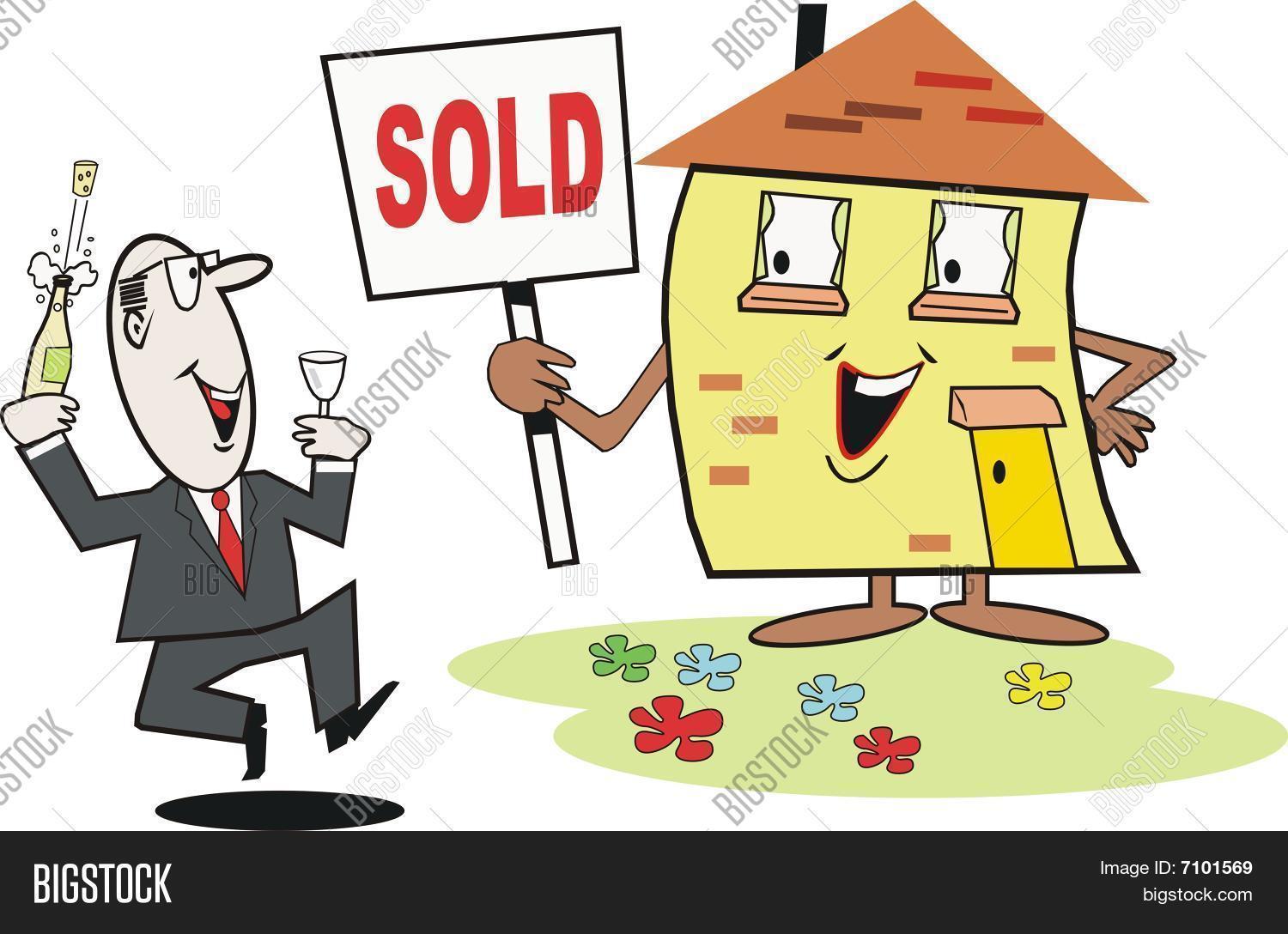 Real Estate Cartoon Vector & Photo (Free Trial) | Bigstock