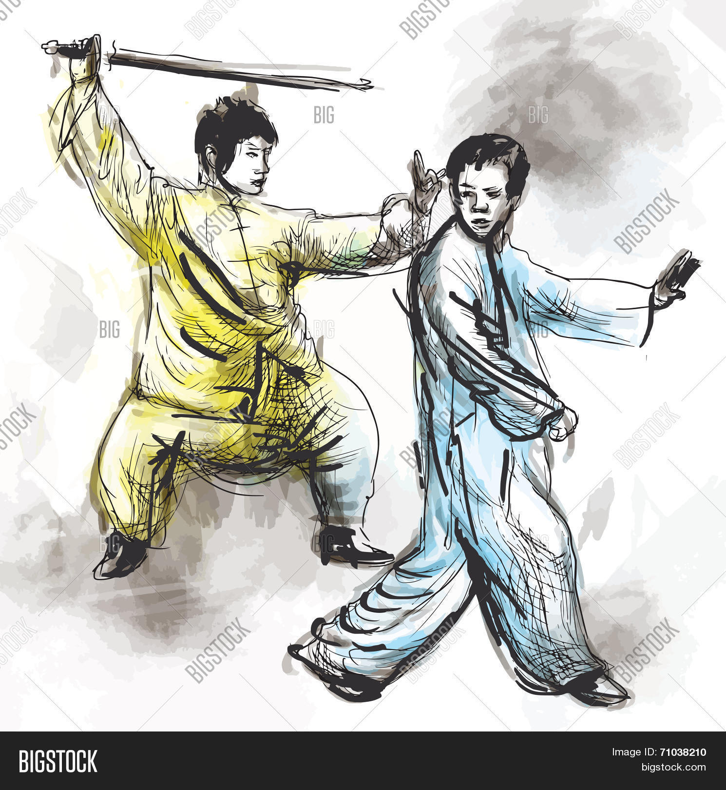 Taiji (tai Chi). Hand Vector & Photo (Free Trial) | Bigstock