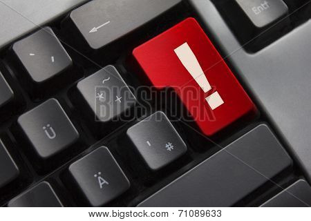 Keyboard Red Button Image & Photo (Free Trial) | Bigstock