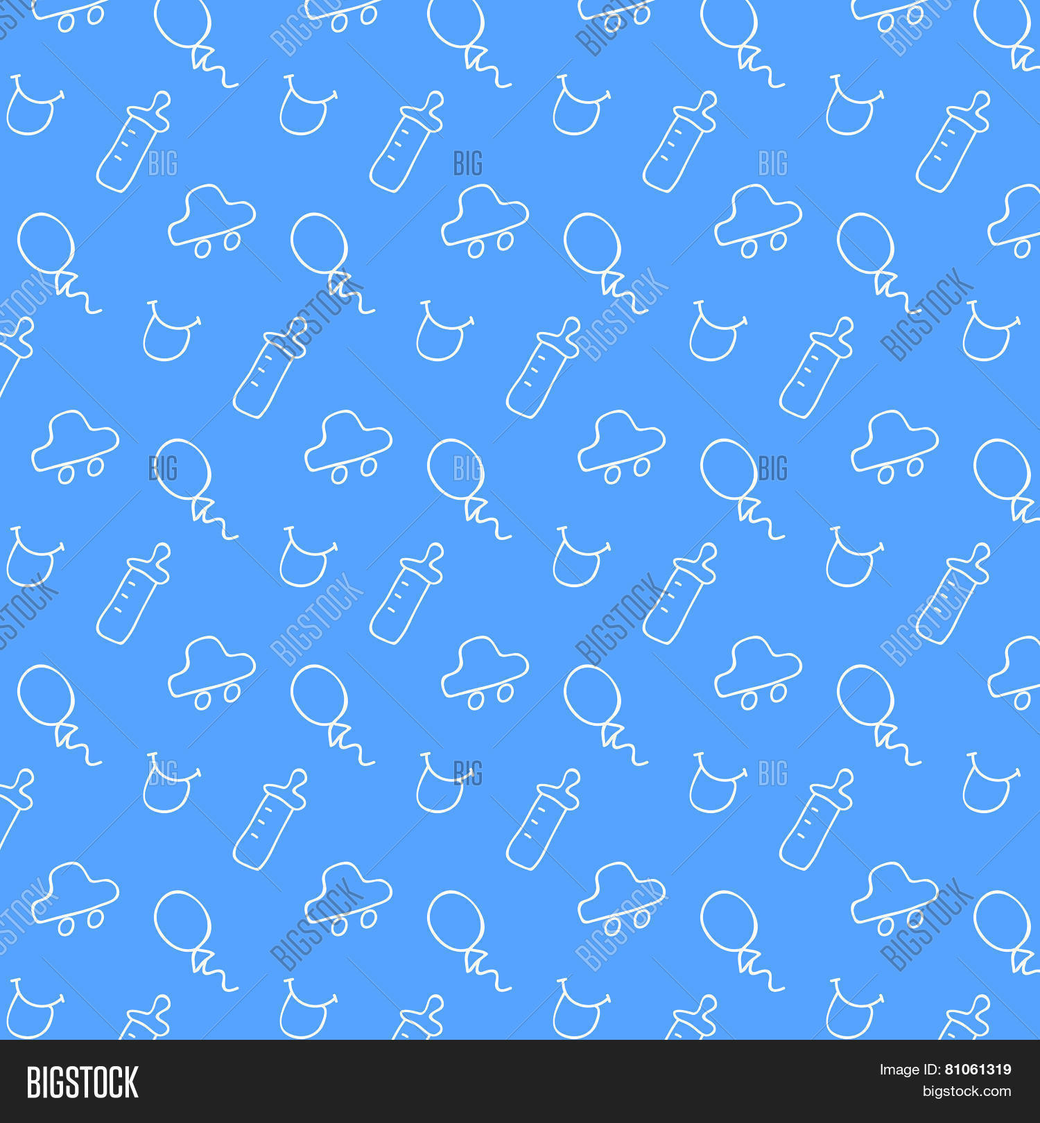 Baby Boy Pattern Vector & Photo (Free Trial) | Bigstock
