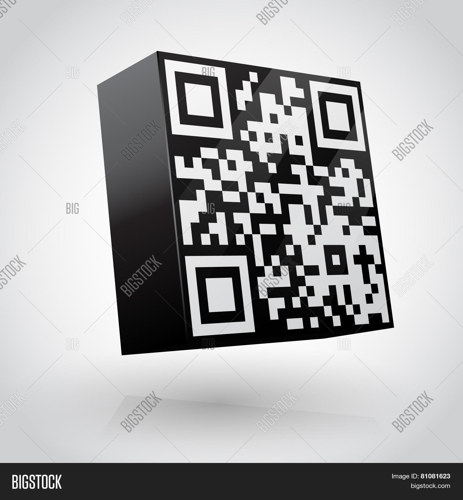 Cube QR Code Vector Vector & Photo (Free Trial) | Bigstock