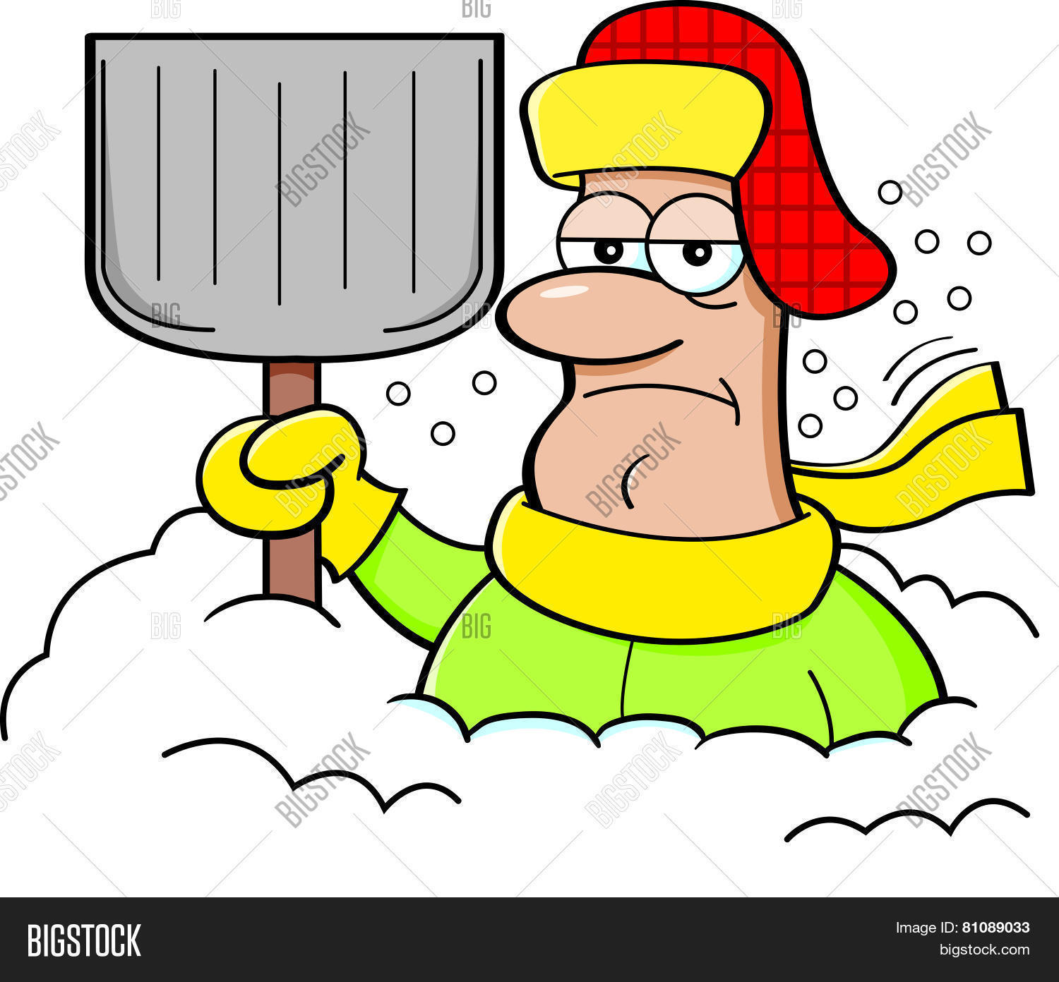 Cartoon Man Buried Vector & Photo (Free Trial) | Bigstock