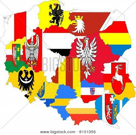 Poland Map Provinces Image & Photo (Free Trial) | Bigstock