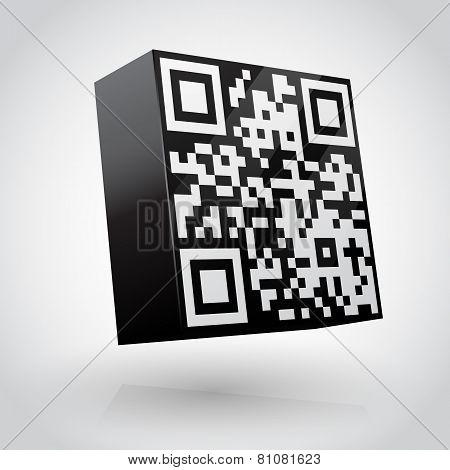 Cube QR Code Vector Vector & Photo (Free Trial) | Bigstock