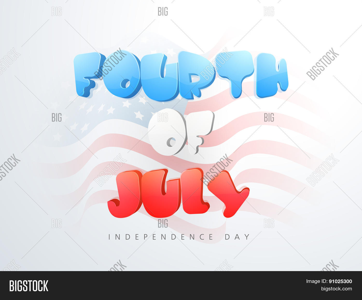 Glossy Text Fourth Vector & Photo (Free Trial) | Bigstock