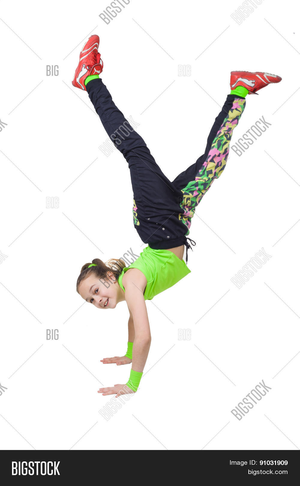 Happy Little Girl Image & Photo (Free Trial) | Bigstock