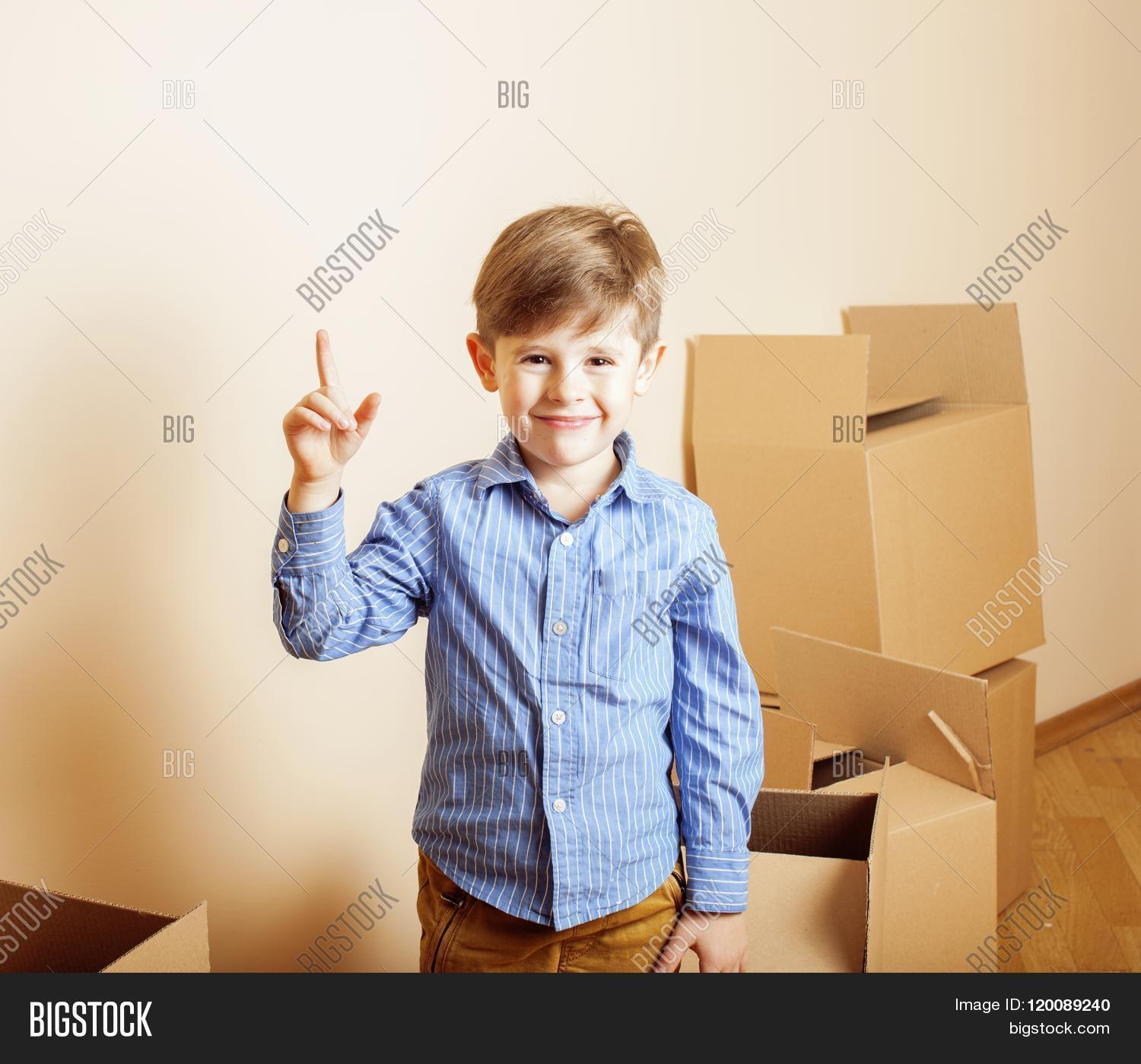 Little Cute Boy Empty Image & Photo (Free Trial) | Bigstock