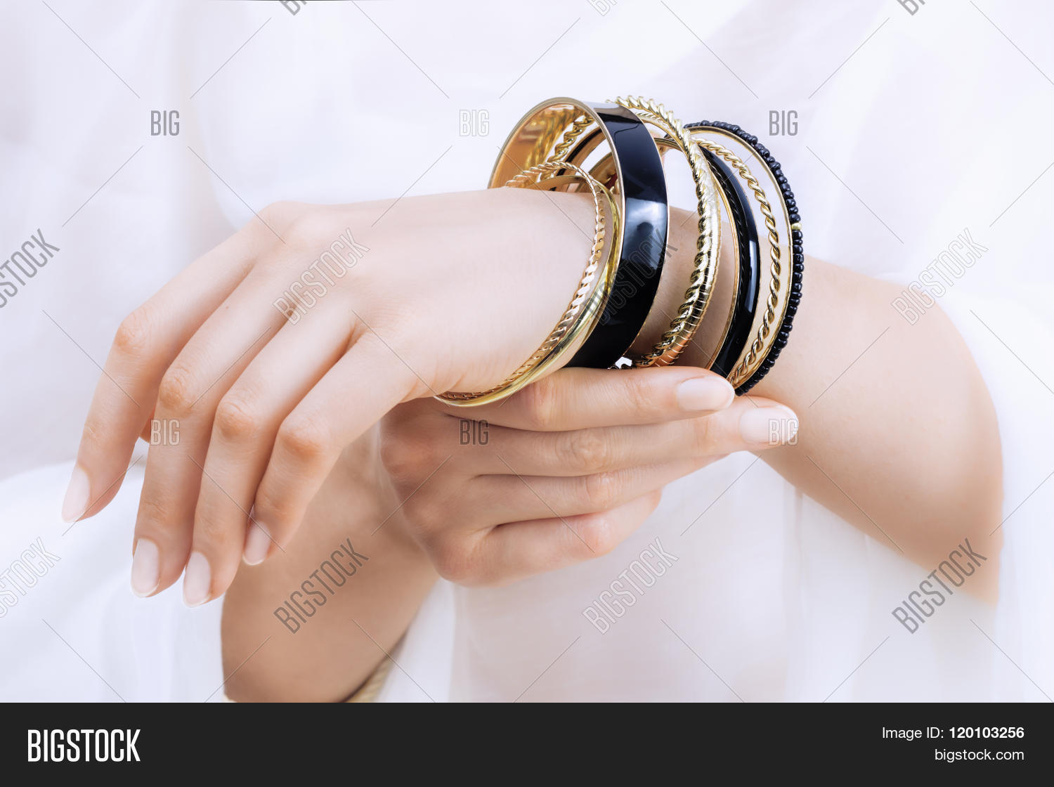 Girl's Hands Golden Image & Photo (Free Trial) | Bigstock