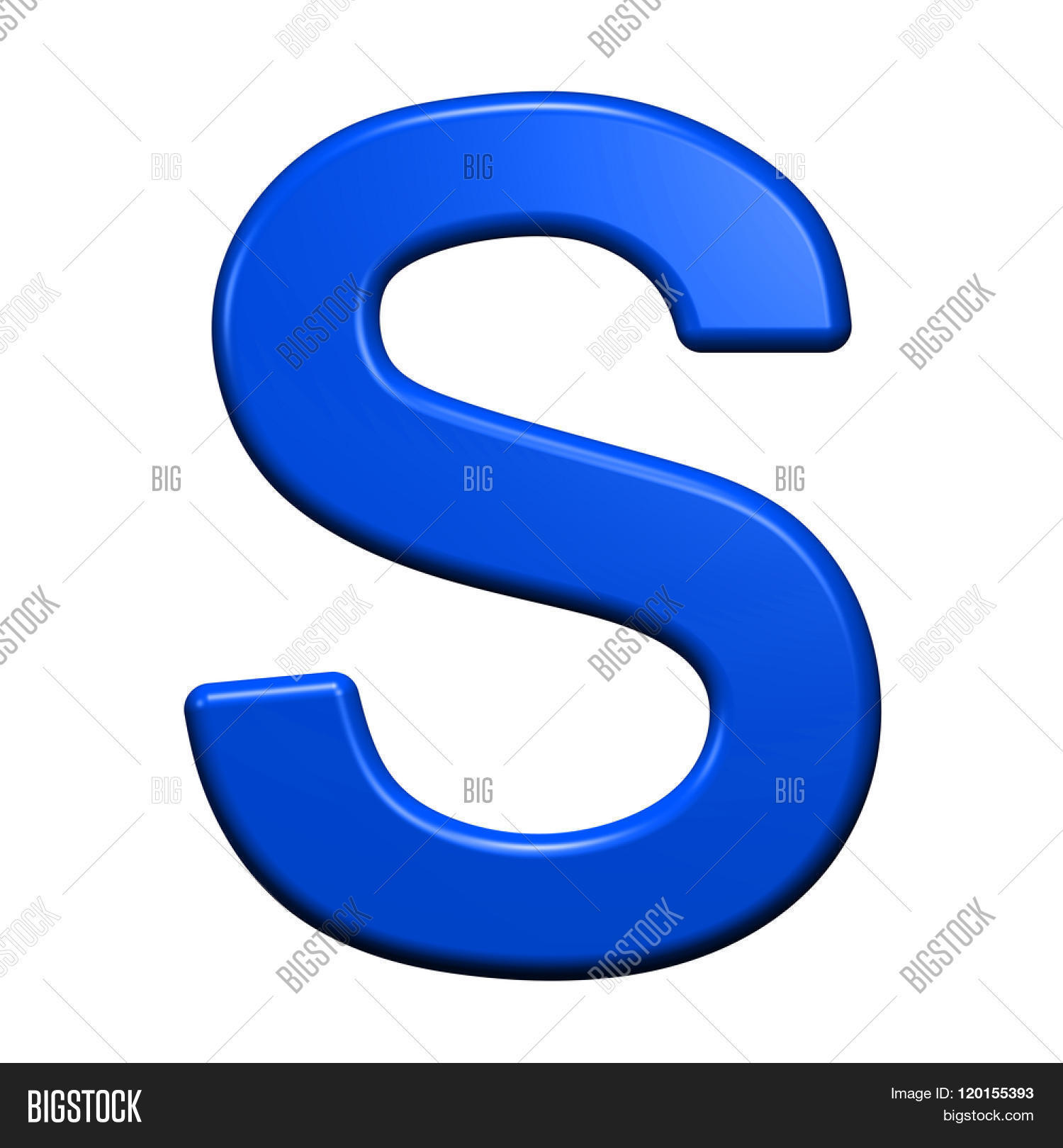 One Letter Blue Image & Photo (Free Trial) | Bigstock