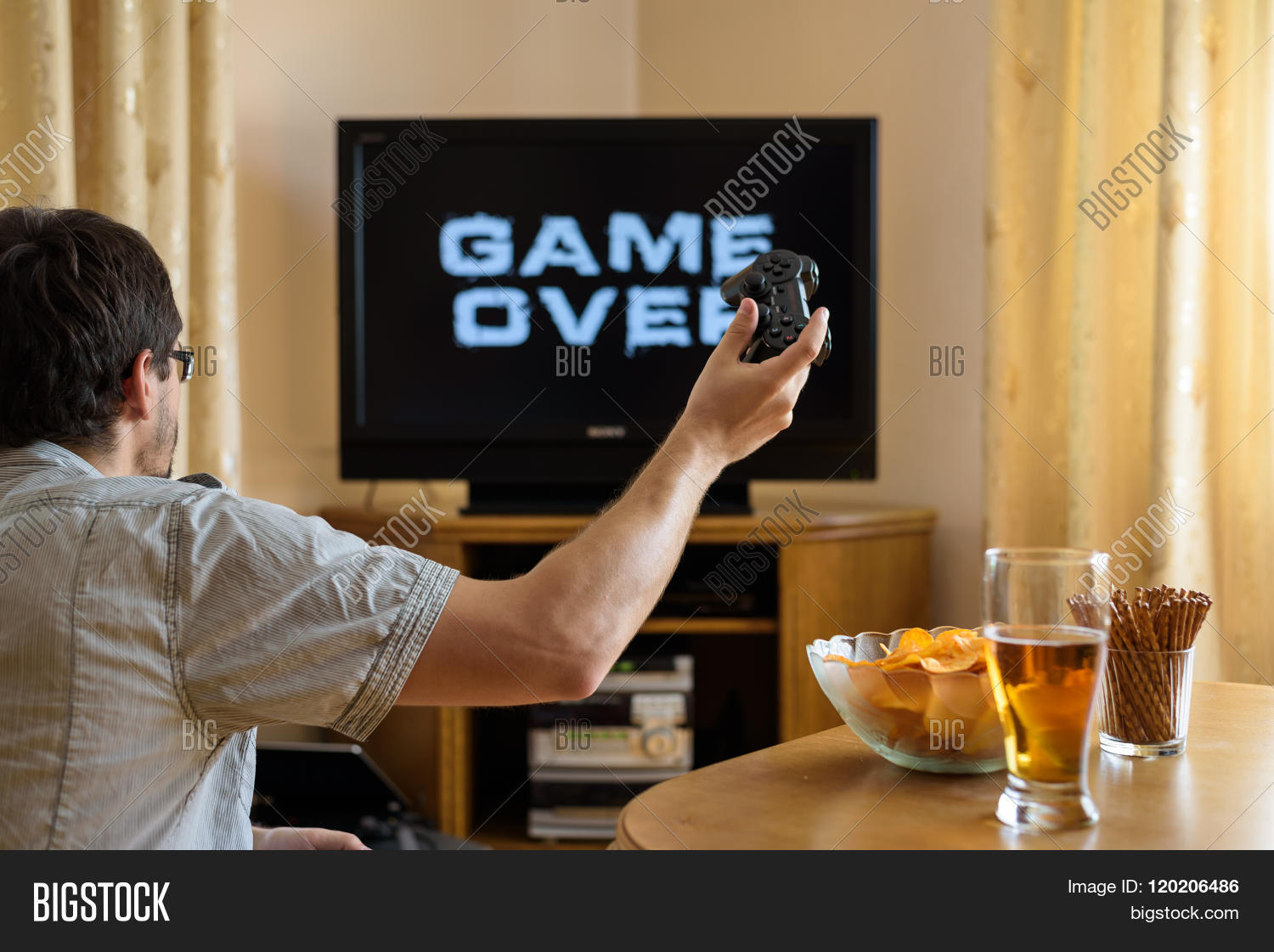 Man Playing Video Image & Photo (Free Trial) | Bigstock