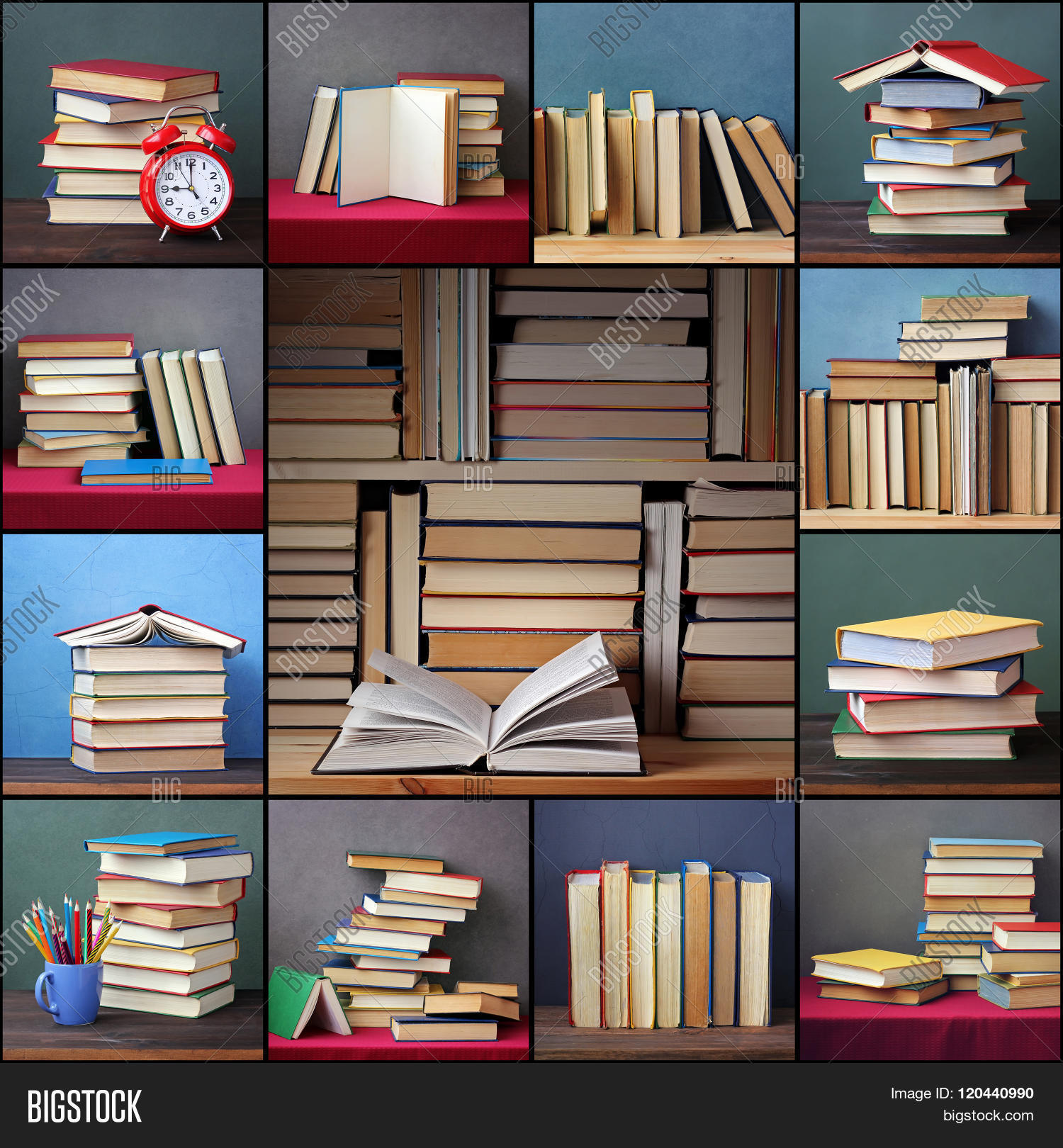 Collage Pictures Books Image & Photo (Free Trial) | Bigstock