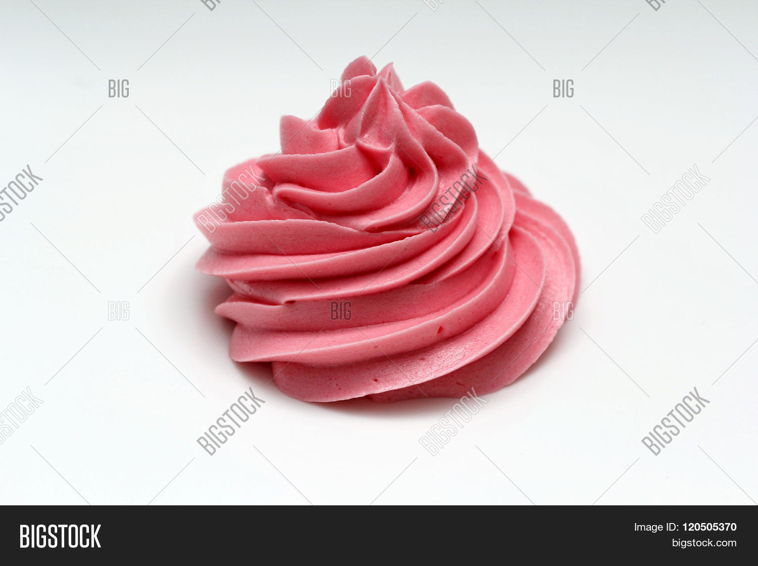 Swirl Pink Icing Cream Image & Photo (Free Trial) | Bigstock