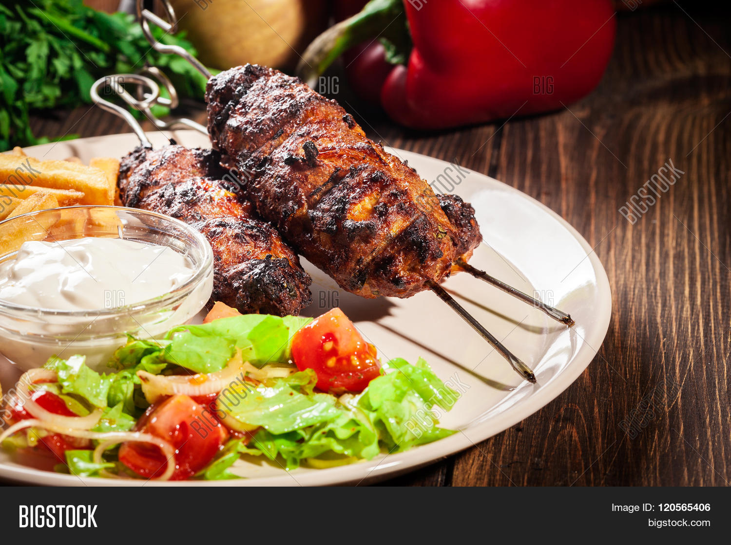 Grilled Shish Kebab Image & Photo (Free Trial) | Bigstock