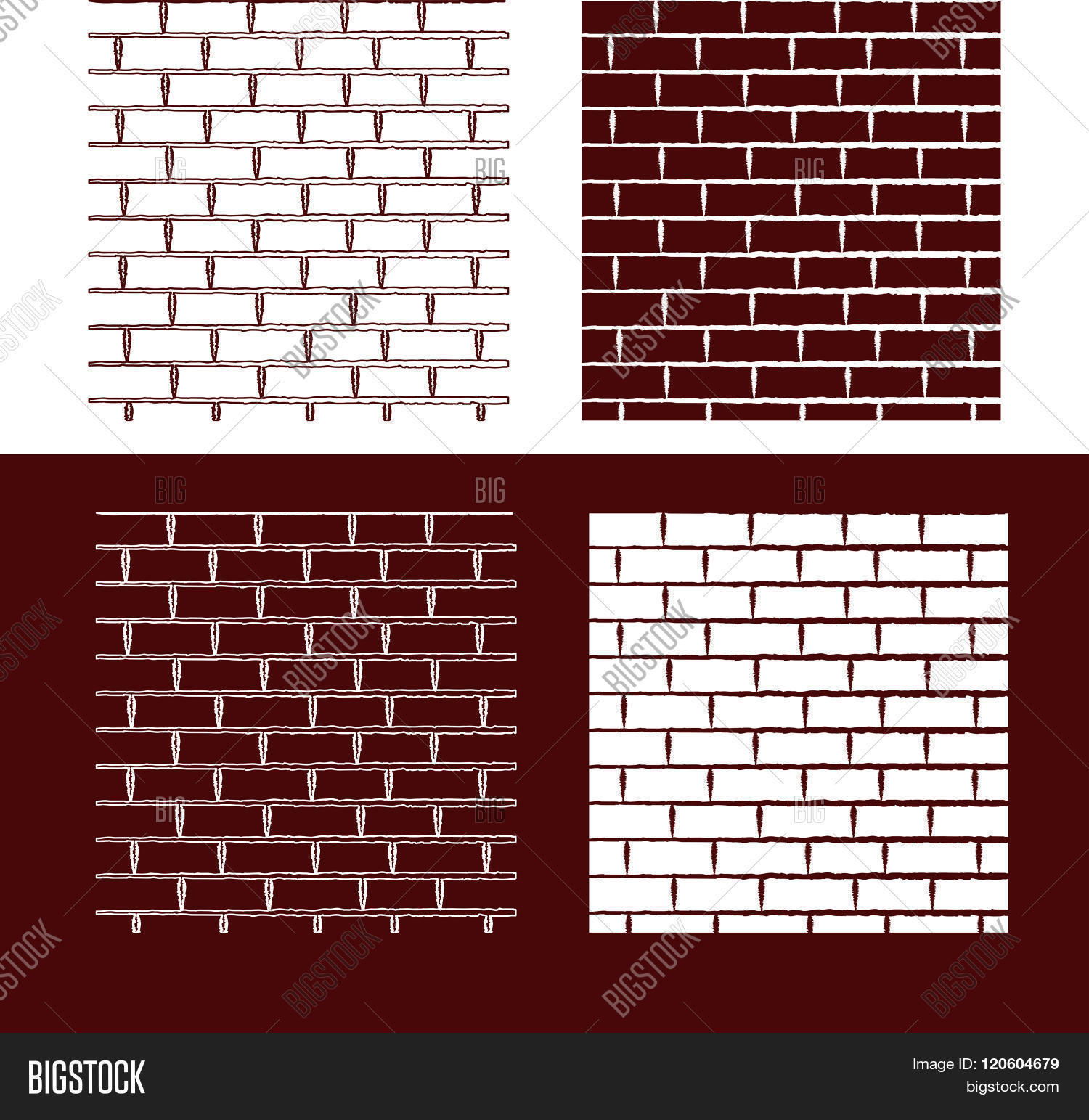 Brick Wall Vector Vector & Photo (Free Trial) | Bigstock