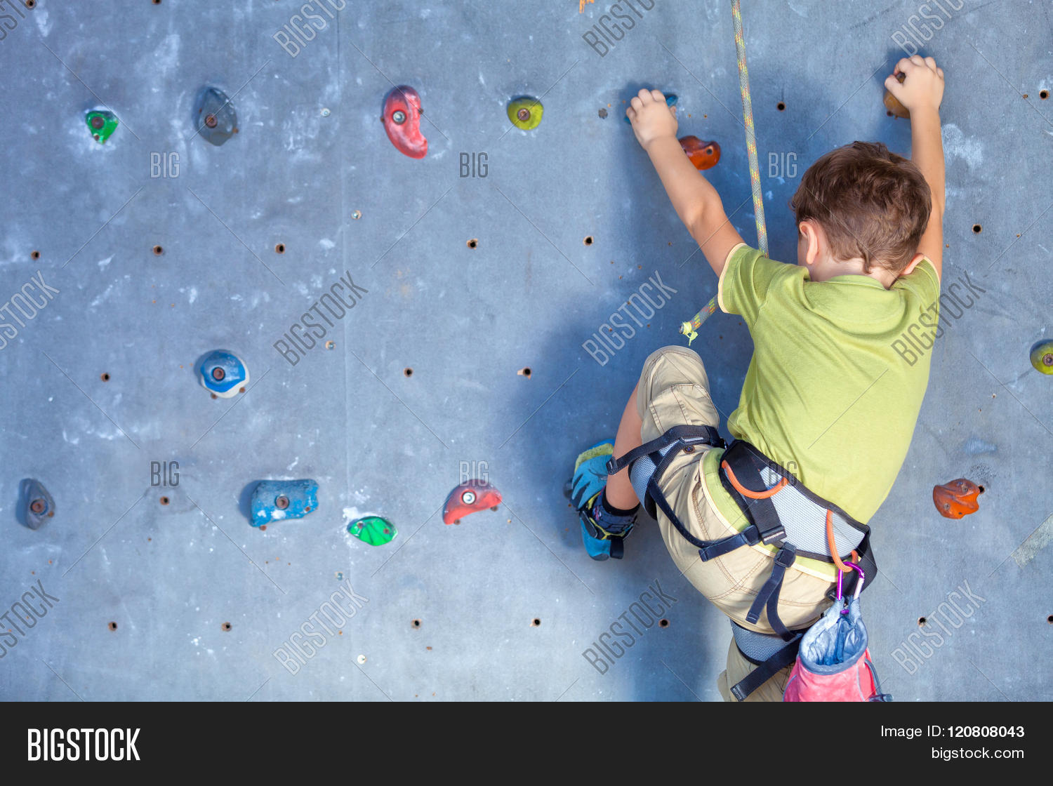 Little Boy Climbing Image & Photo (Free Trial) | Bigstock