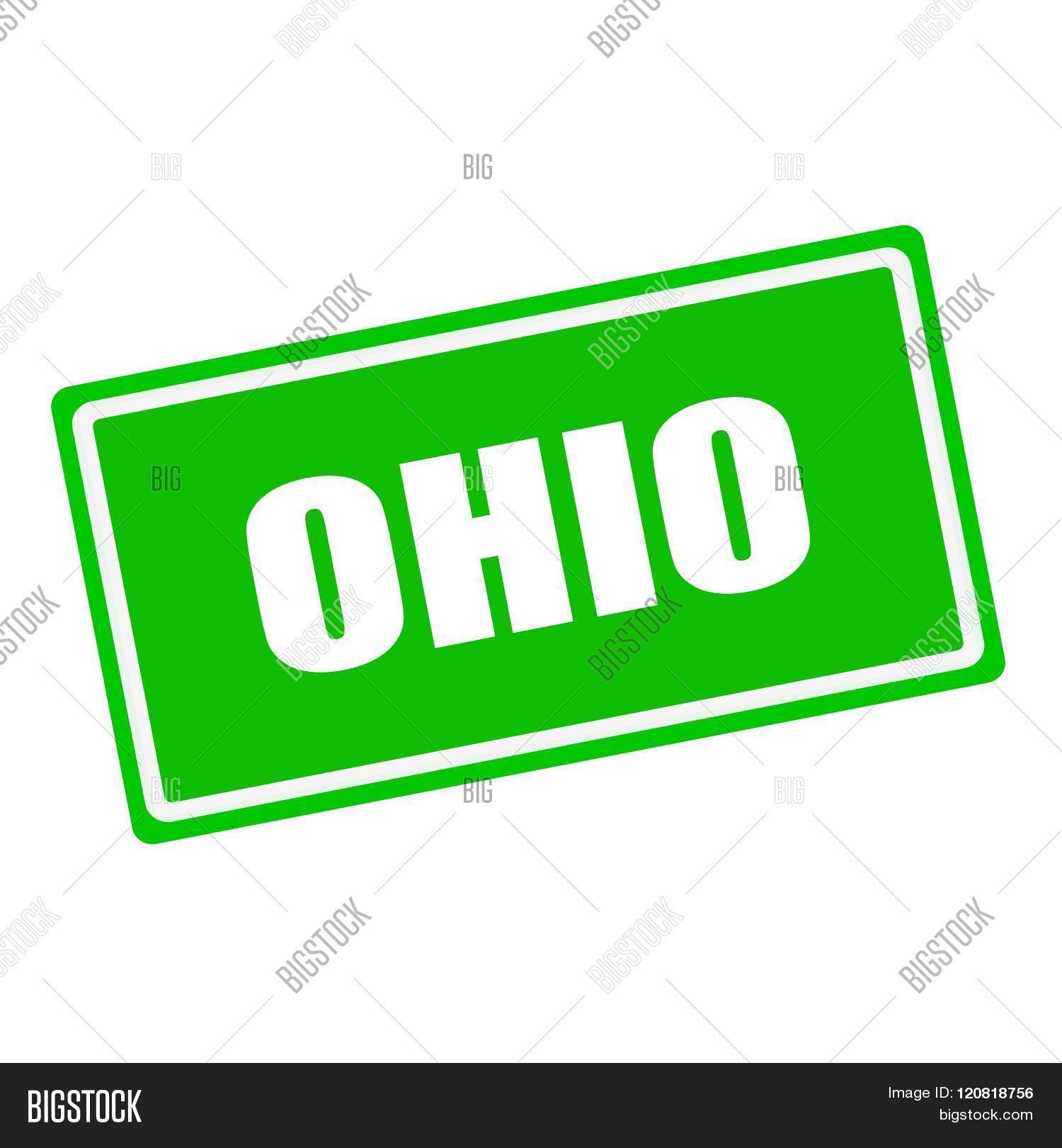 Ohio White Stamp Text Image & Photo (Free Trial) | Bigstock