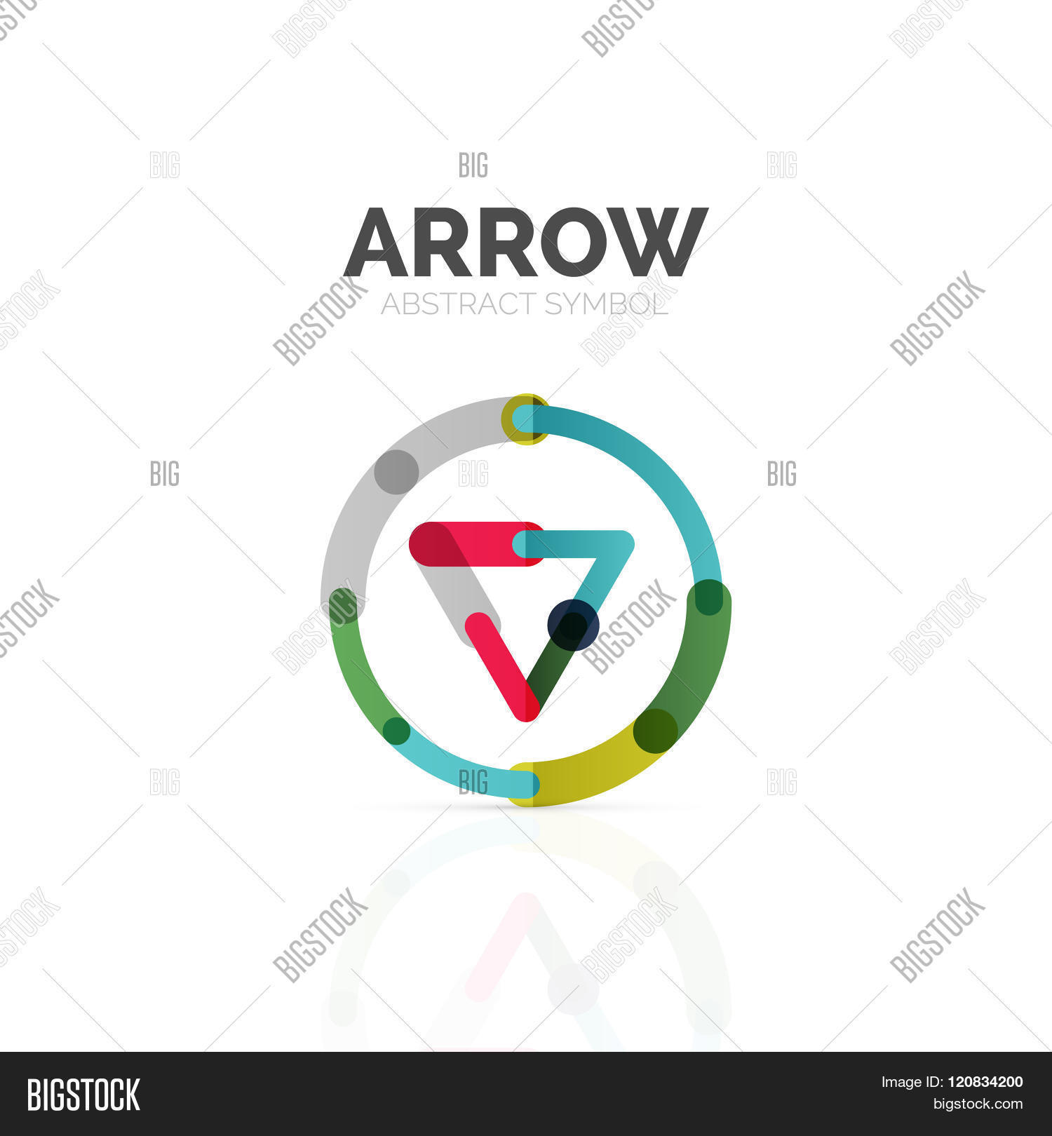 Linear Arrow Abstract Image & Photo (Free Trial) | Bigstock