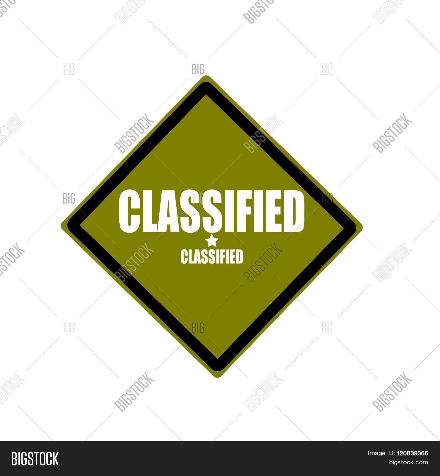 Classified White Stamp Image & Photo (Free Trial) | Bigstock