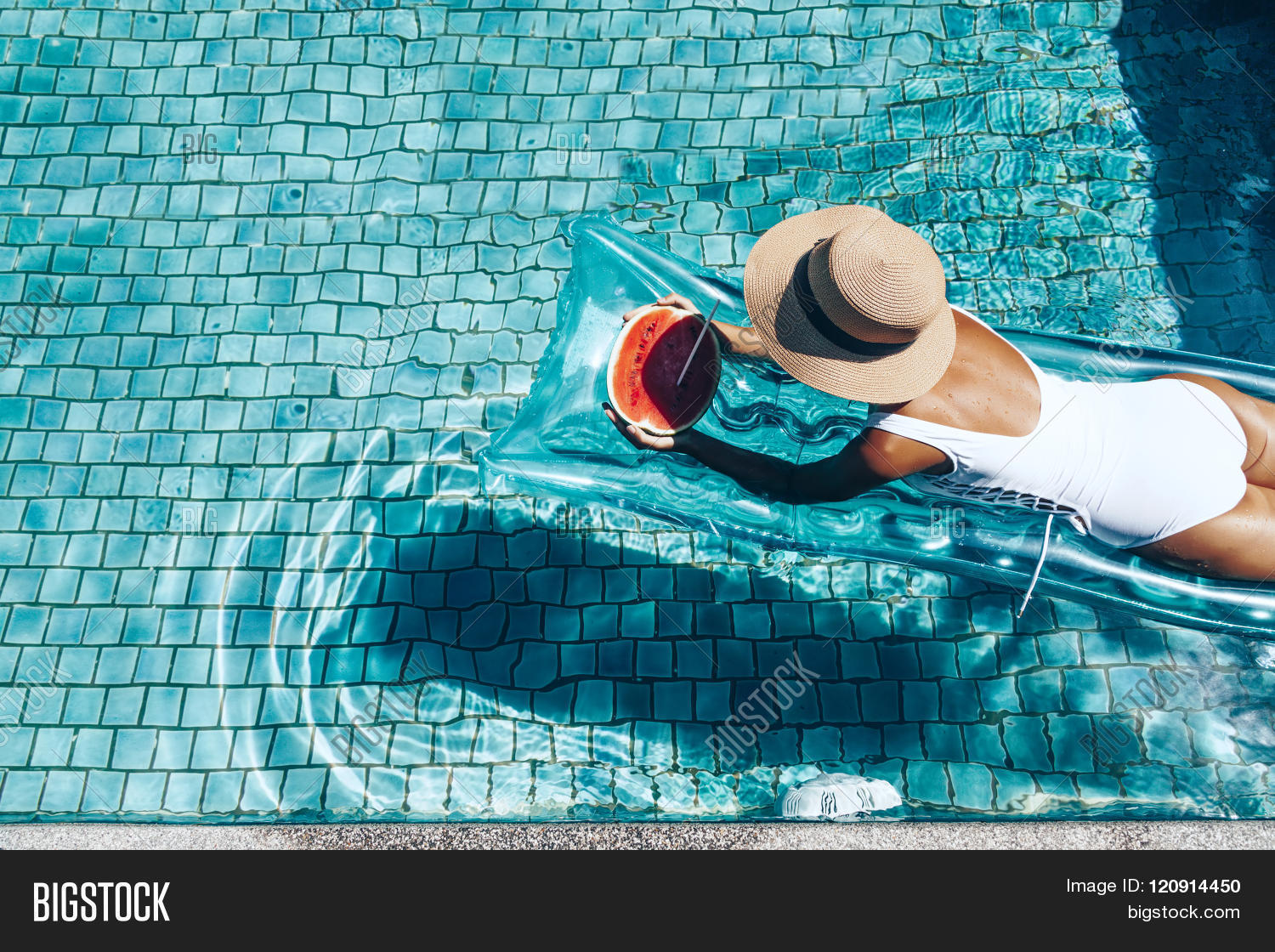 Girl Floating On Beach Image & Photo (Free Trial) | Bigstock