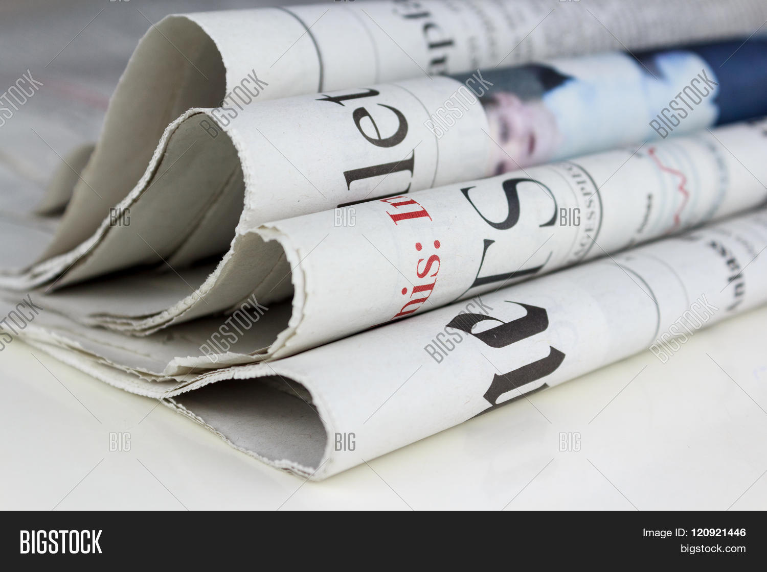 Newspapers On Table Image & Photo (Free Trial) | Bigstock