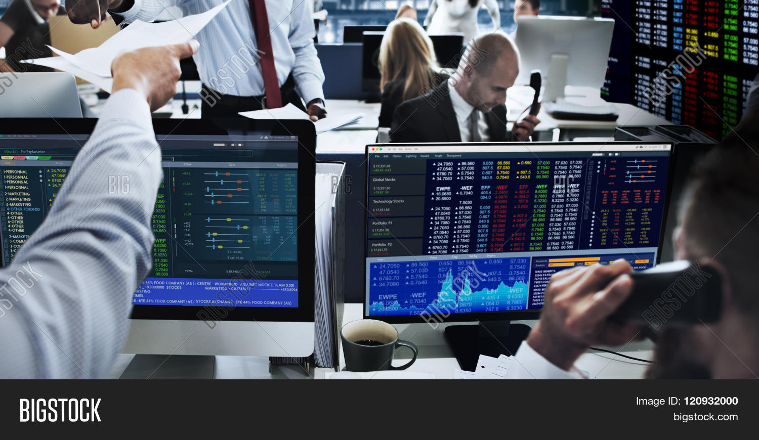 People Working Finance Image & Photo (Free Trial) | Bigstock