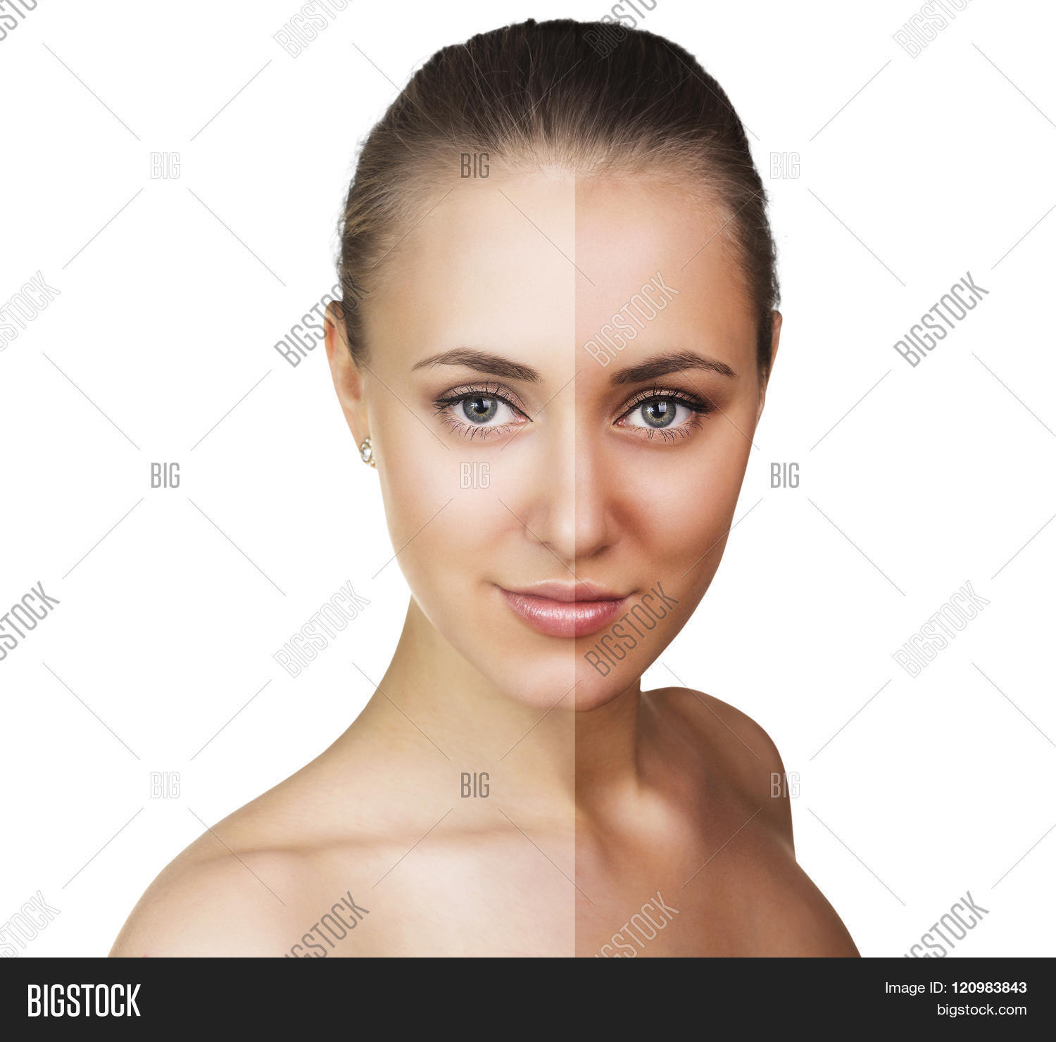 Tan Before After Image & Photo (Free Trial) | Bigstock